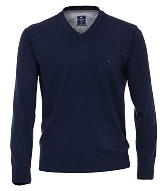 MichaelaX-Fashion-Trade Redmond 600 Pull &agrave; col en V pour homme - Bleu - XXXL