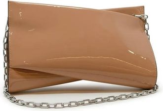 Christian Louboutin Clutches - 3245151 Pk1a Nude Patent Loubitwist Clutch Bag - Gr. unisize - in Braun - f&uuml;r Damen