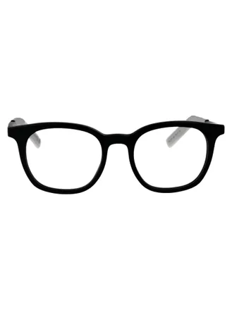 Moncler ML5207 Glossy Black Acetate Sunglasses - Black