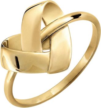 Edenly Origami Herz Ring - 750er Gelbgold (18 Karat)