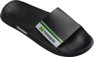 Havaianas Slide Brasil (Mini Me) Schiebe-Sandalen, Black, 32 EU