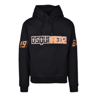 Dsquared2 Herren, Sweatshirts & Hoodies, Schwarzk, 2XLGr&ouml;&szlig;e