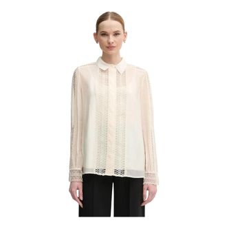 Marc Aurel Klassisches Hemd mit Kragen - - Blouses & Shirts - Damen - Beige - S