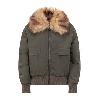 Msgm Msgm - Bomber Jacket - Femme - Vestes - Vert - Taille: 38 FR