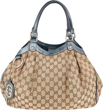 Gucci Crossbody Bags - Gucci GG Monogram Sukey Handbag - Gr. unisize - in Braun - für Damen