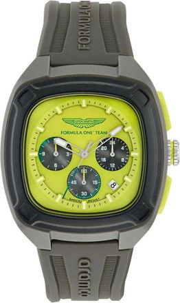 Aston Martin Homme, Accessoires, Jaune, Taille: ONE Size OVR Formula 1 Chronograph
