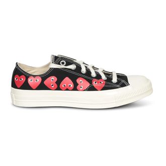 Comme Des Gar&ccedil;ons Homme, Chaussures, Noir, Taille: 42 1/2 EU Chuck 70 Low Multi Heart Baskets
