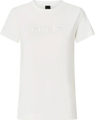 Pinko Pinko, Femme, Tops, Blanc, Taille: 36 FR Start T-Shirt