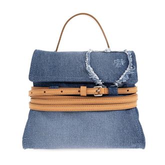 Moschino Femme, Sacs, Bleu, Taille: ONE Size Sac Pochette Enveloppe &agrave; Poign&eacute;e Sup&eacute;rieure