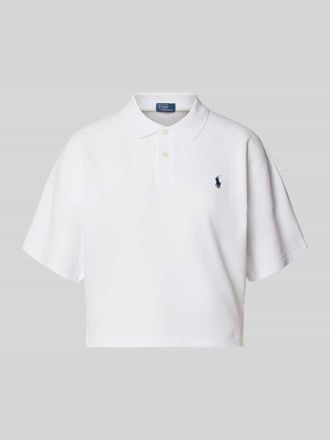 Polo Ralph Lauren Boxy Fit Poloshirt mit Label-Stitching