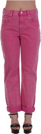 Michael Kors Femme, Pantalons, Rose, Taille: W28 Jeans avec Finition Invers&eacute;e