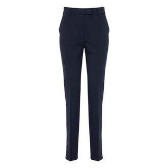 Max Mara Ermes Hose - - Trousers - Damen - Blau - M