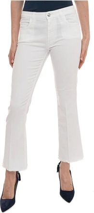Fay Femme, Jeans, Blanc, Taille: W32 Jean en denim 5 poches