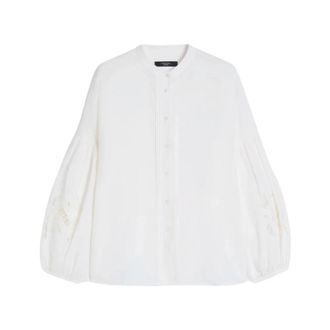 Max Mara Weekend MAX Mara Bluse Weiss - - Blouses & Shirts - Damen - Wei&szlig; - S