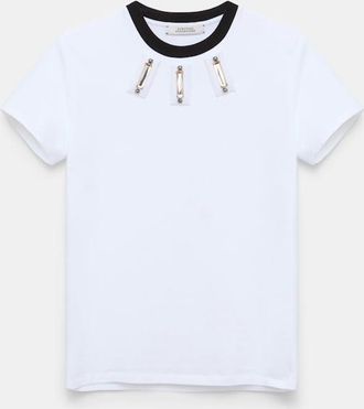 Dorothee Schumacher Von Hand besticktes T-Shirt