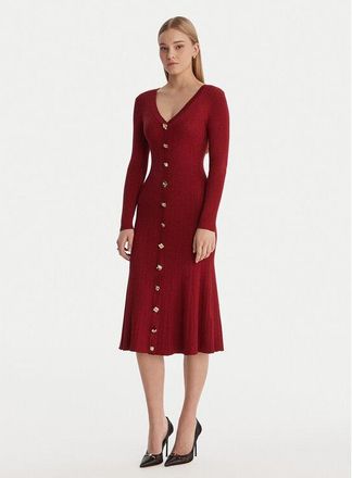 Guess Strickkleid W6RK02 Z3700 Rot Regular Fit