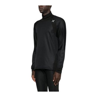 Montura Montura - T-shirt technique &agrave; col mock manches longues - Homme - Sport - Noir - Taille: M