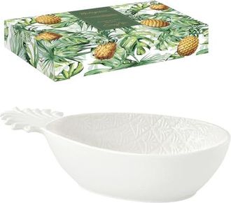 Easy Life Salatschüssel, Ananas, 30 x 19 cm, aus Porzellan
