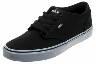 Vans Herren Atwood Sneaker, Canvas Black White, 41 EU