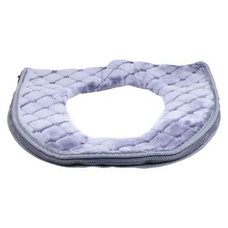 NUOBESTY HOOTNEE wasserdichte Dicke Wc sitzauflage mit Rei&szlig;verschluss Weiche Warme Toilettensitzauflage f&uuml;r Runde Wc Deckel Waschbare Badezimmerpolsterung Komf