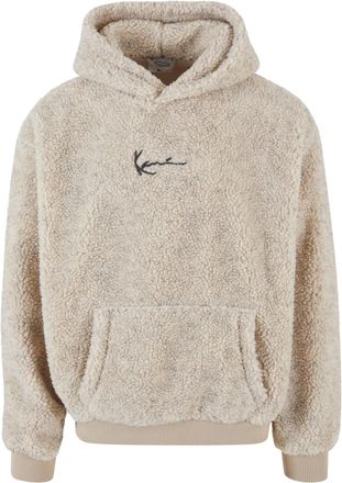 Karl Kani Herren KM233-020-3 KK Metal Signature Teddy Os Hoodie Off White, S