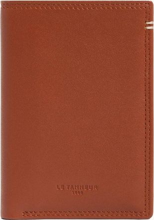 Le Tanneur Porte cartes vertical Martin en cuir lisse