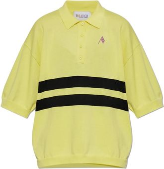 The Attico Femme, Tops, Jaune, Taille: 36 FR Polo &agrave; Manches Courtes