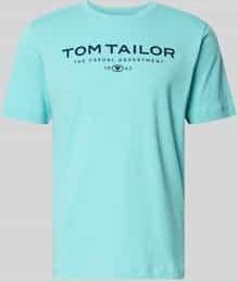 Tom Tailor Regular Fit T-Shirt aus reiner Baumwolle