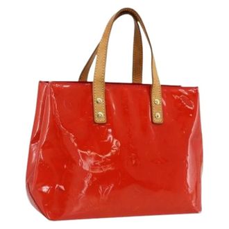 Louis Vuitton Sac &agrave; main vintage en cuir verni Pre-owned - Femme - Pre-owned - Rouge - Taille: ONE Size