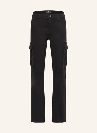 s.Oliver S.Oliver Red Cargohose Regular Fit schwarz