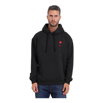 HUGO BOSS Homme, Sweatshirts et sweats &agrave; capuche, Noir, Taille: M Sweat &agrave; capuche