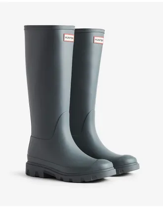 Hunter Unisexe bottes de pluie hautes Downpour bleues