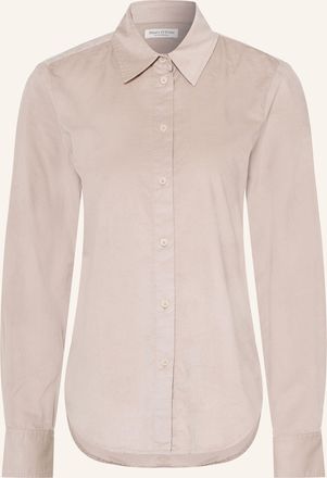 Marc O'Polo Marc Opolo Hemdbluse Aus Samt grau
