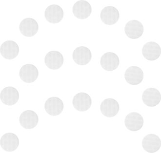 BESPORTBLE 100 St&uuml;ck Selbstklebende Druckdichtungen f&uuml;r Vorratsgl&auml;ser 27mm Langlebige Flaschendichtungen f&uuml;r Einmachgl&auml;ser und Kosmetikbeh&auml;lter Vielseitige Siche