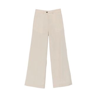 Nine In The Morning Femme, Pantalons, Beige, Taille: W26 Wide Pantalons