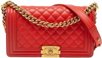 Chanel Sac bandouli&egrave;re vintage Pre-owned - Femme - Pre-owned - Rouge - Taille: ONE Size