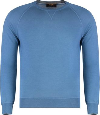 Moorer Homme, Pulls, Bleu, Taille: M Tricots