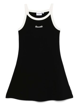 Chocoolate robe à logo brodé - Noir