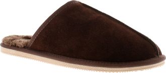 Hush Puppies Coady Wildleder Herren Hausschuhe In Braun