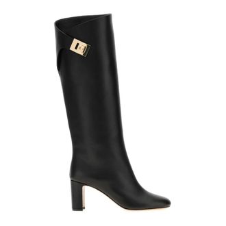 Ferragamo Heeled Bottes - Femme - Chaussures - Noir - Taille: 37 1/2 EU