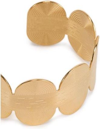 Au Printemps Paris Halbkreis-Manschette - Gold