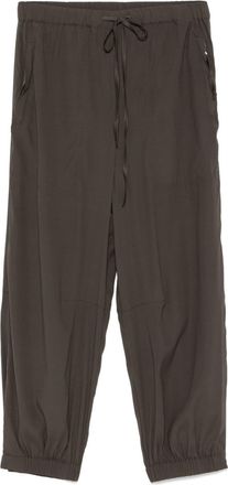 Kristensen Du Nord Hose aus Krepp - Gr&uuml;n