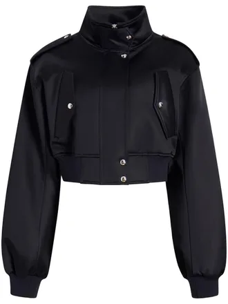 Khaite Kember Jacke aus Satin - Schwarz