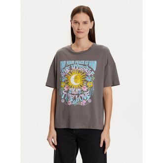 Noisy May T-Shirt Ida 27033306 Grau Loose Fit