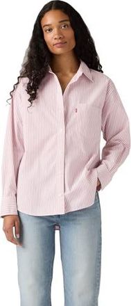 Levi's Harlie New BF Shirt, Rachel Stripe Peachs, S Femmes
