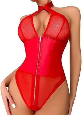 Generic Vente En Ligne Dessous Feminin Coquin Sexy Lingerie Transparente Pour Femme Tenue Soiree Rouge Sexy Bodysuit Sexy Ouverte Vetement Erotique Femme Sout