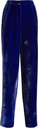 Giorgio Armani Femme, Pantalons, Bleu, Taille: 38 FR Straight Pantalons