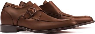 Masaltos Chaussures réhaussantes pour Homme avec Semelle Augmentant la Taille jusquà 7cm. Fabriquées en Peau. Modèle Belfort Marron 42