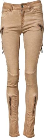 Plein Sud Homme, Jeans, Brun, Taille: W27 Mid Waist Jeans skinny