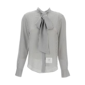 Thom Browne Damen, Blusen & Hemden, Grau, 2XSGr&ouml;&szlig;e
